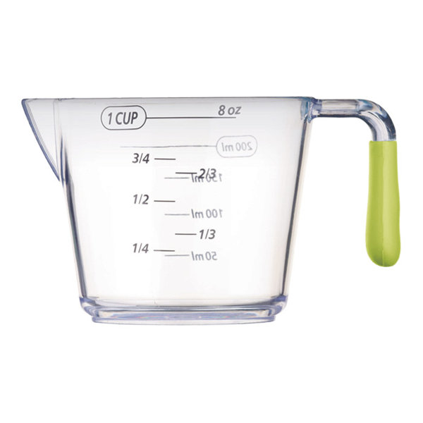 Colourworks 3 Piece Green Acrylic Measuring Jug Set | Wayfair.co.uk